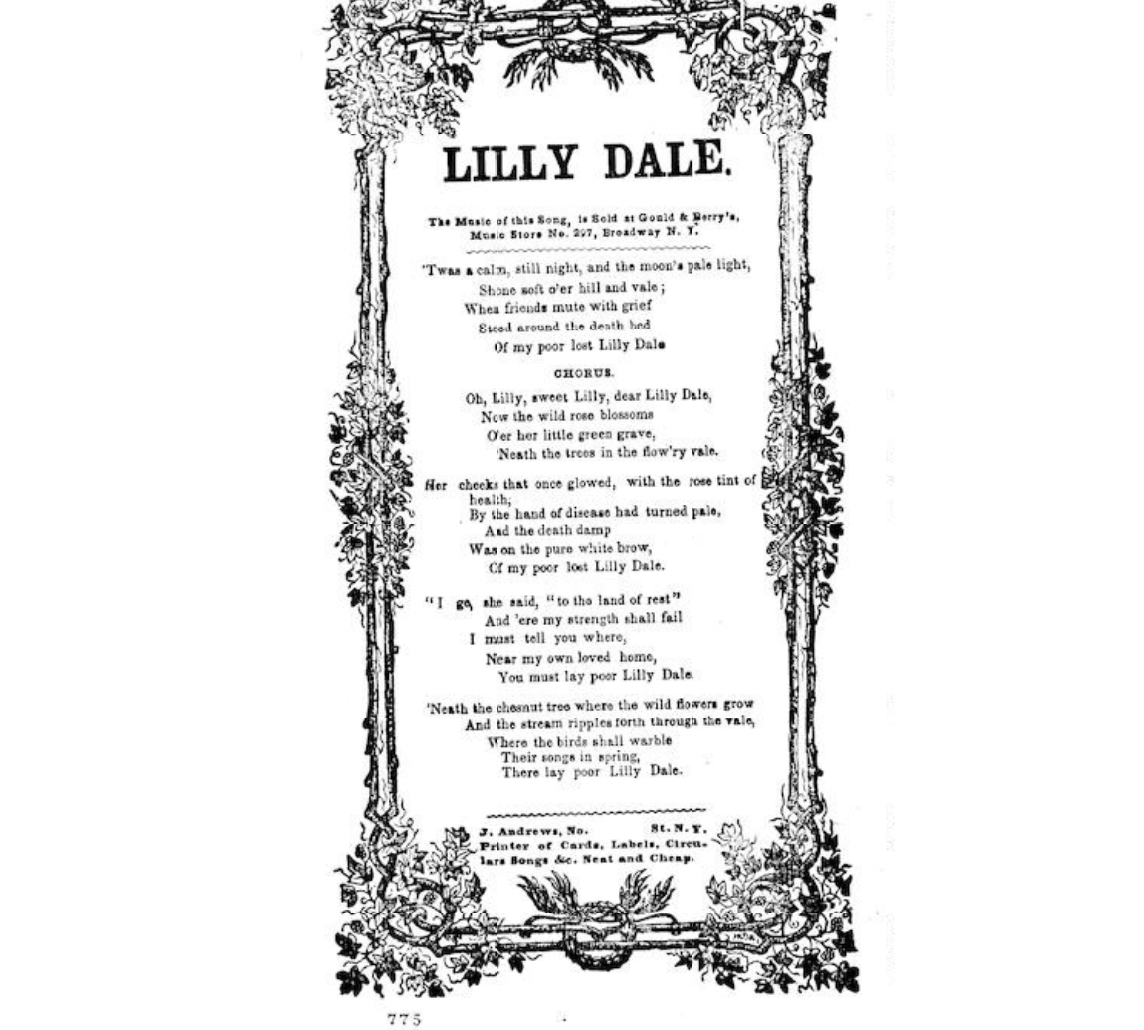 The History Behind the Song "Lily Dale" – Katie Glassman's Fiddle School